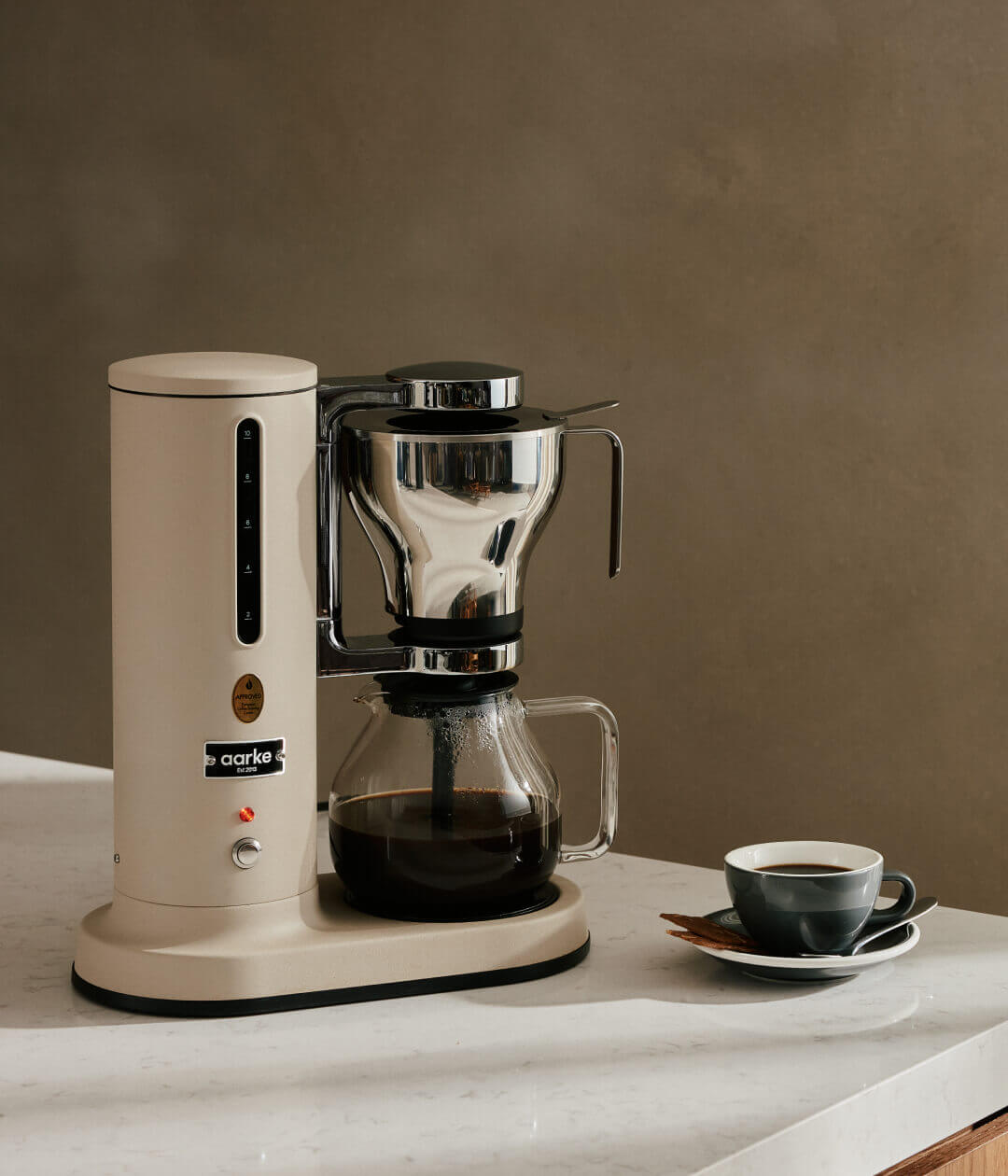 Aarke Coffee Maker Steel - Electric Drip Coffee Brewer